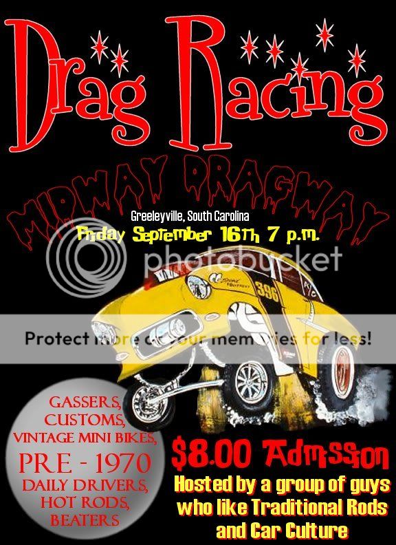 sept 16 midway dragstrip. greelyville, s.c. | The H.A.M.B.